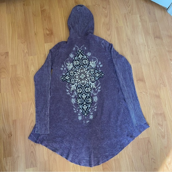 Vocal | Sweaters | Vocal Womens Y2k Bling Cross Cardigan Size Xl | Poshmark